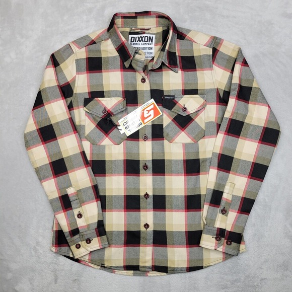 Tops | Dixxon Flannel Medium Womens Shirt Limited Edition Snap On Form ...